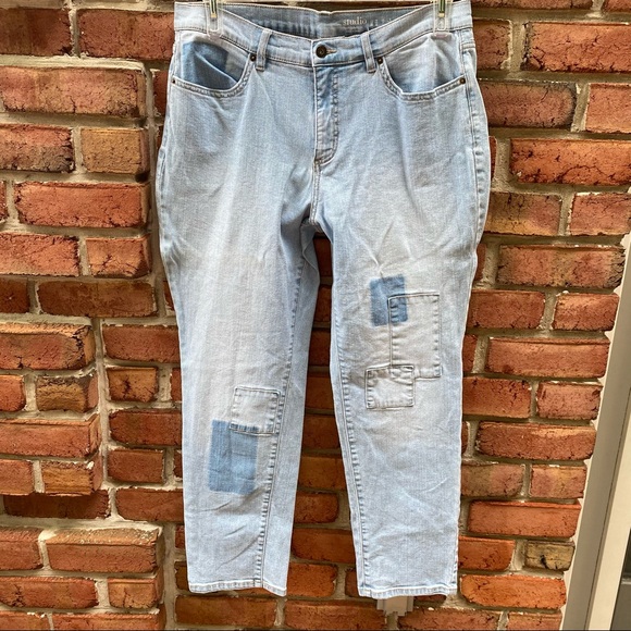 Denim&Co | Jeans | Studio By Dco Studio Patches Jeans Light Wash 4 ...